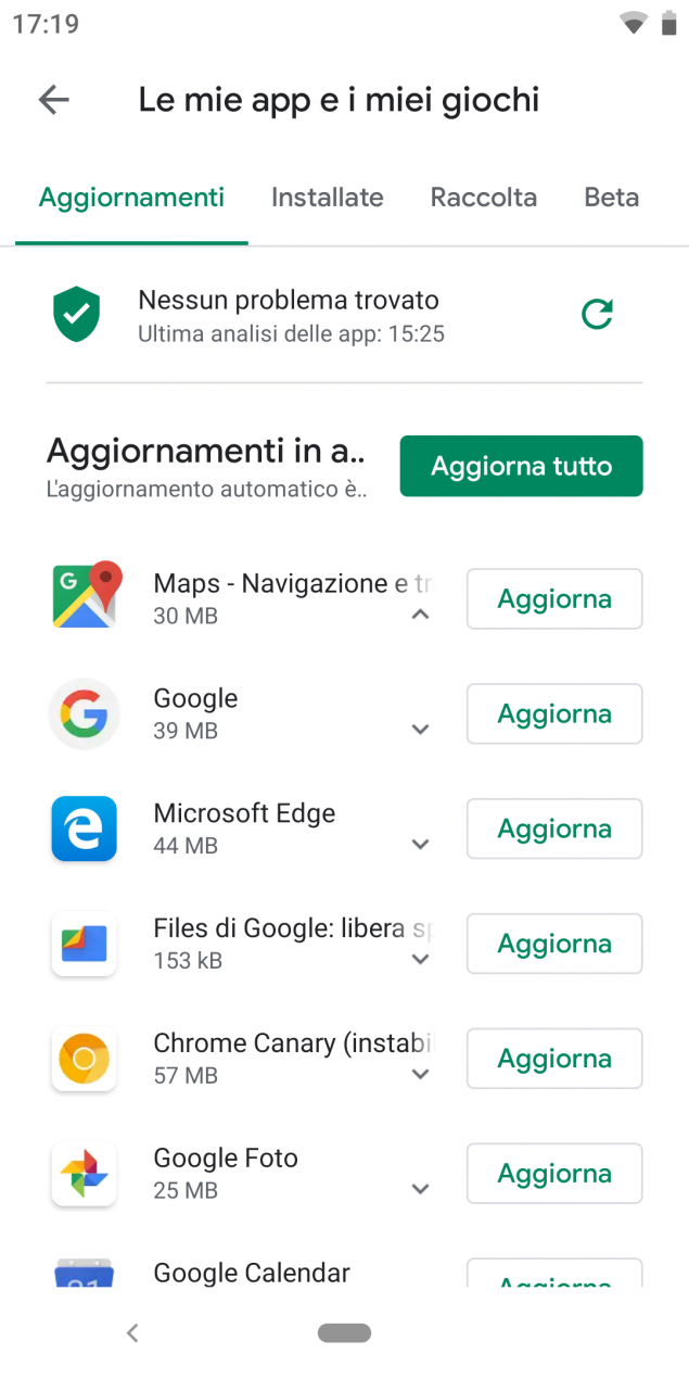 Google Play Store arriva alla versione 17 per sistemare il bug dei ...