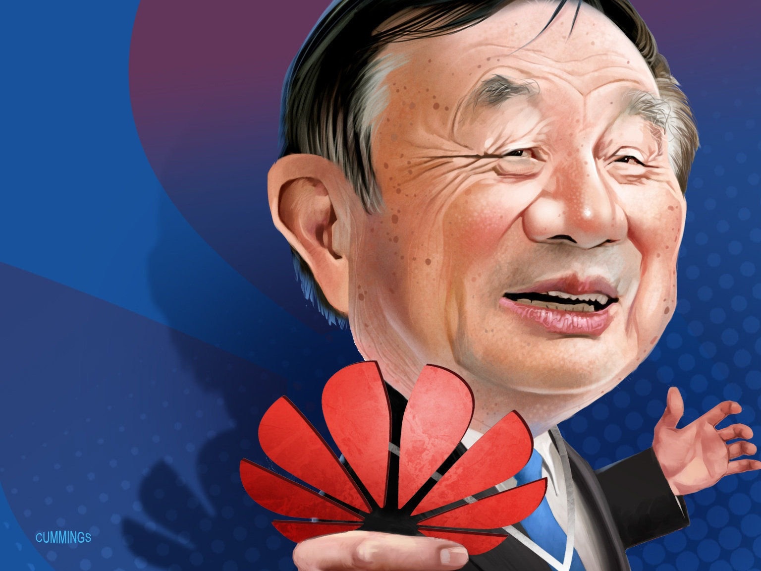 Il CEO di Huawei "beccato" in aeroporto con un Apple iPad