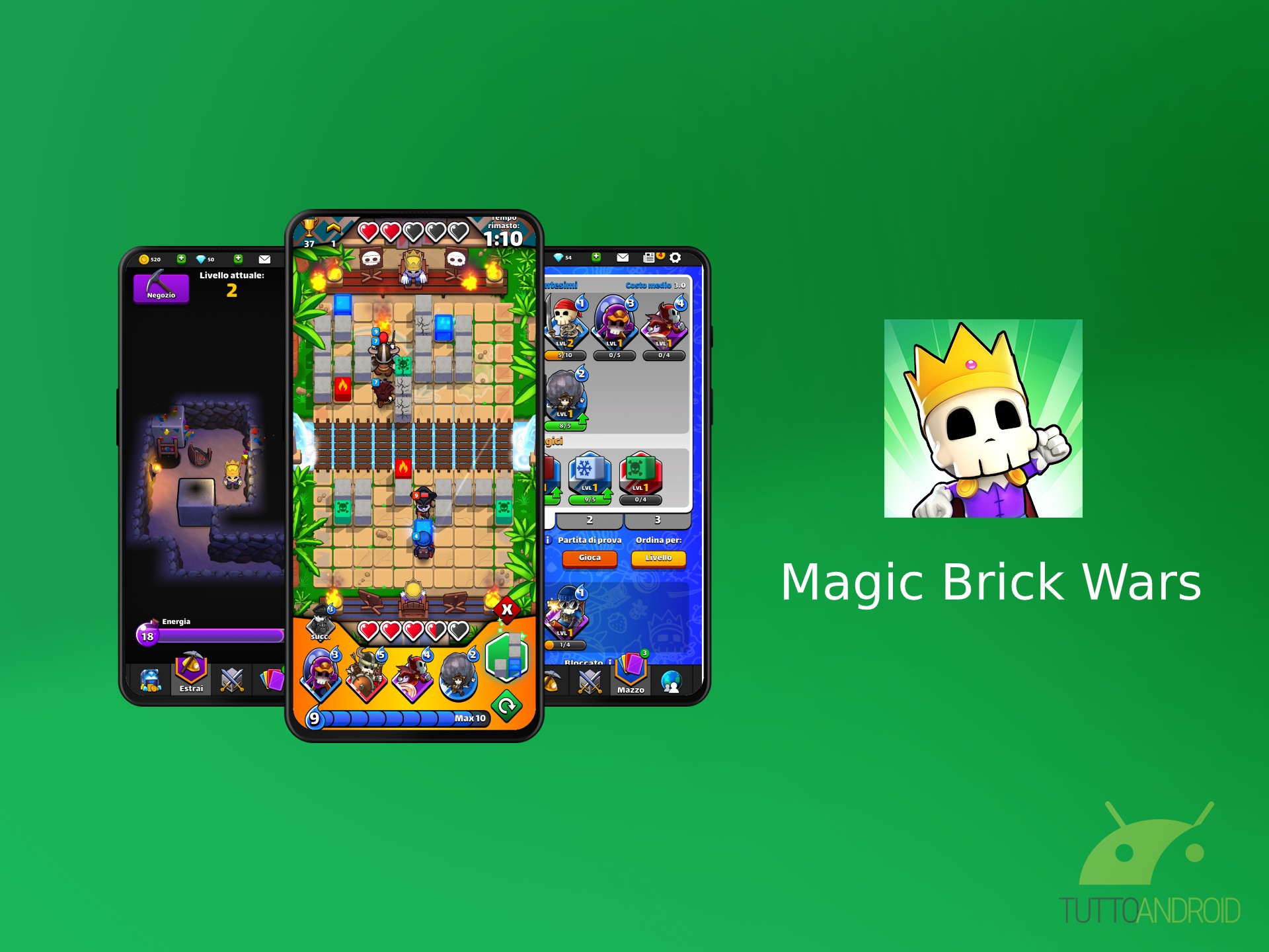 Magic Brick Wars aggiunge varianti entusiasmanti al gameplay di Clash ...
