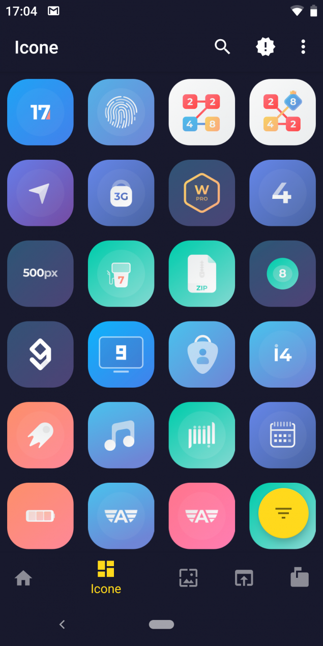 Con Viola icon pack lo smartphone Android ottiene un look iOS