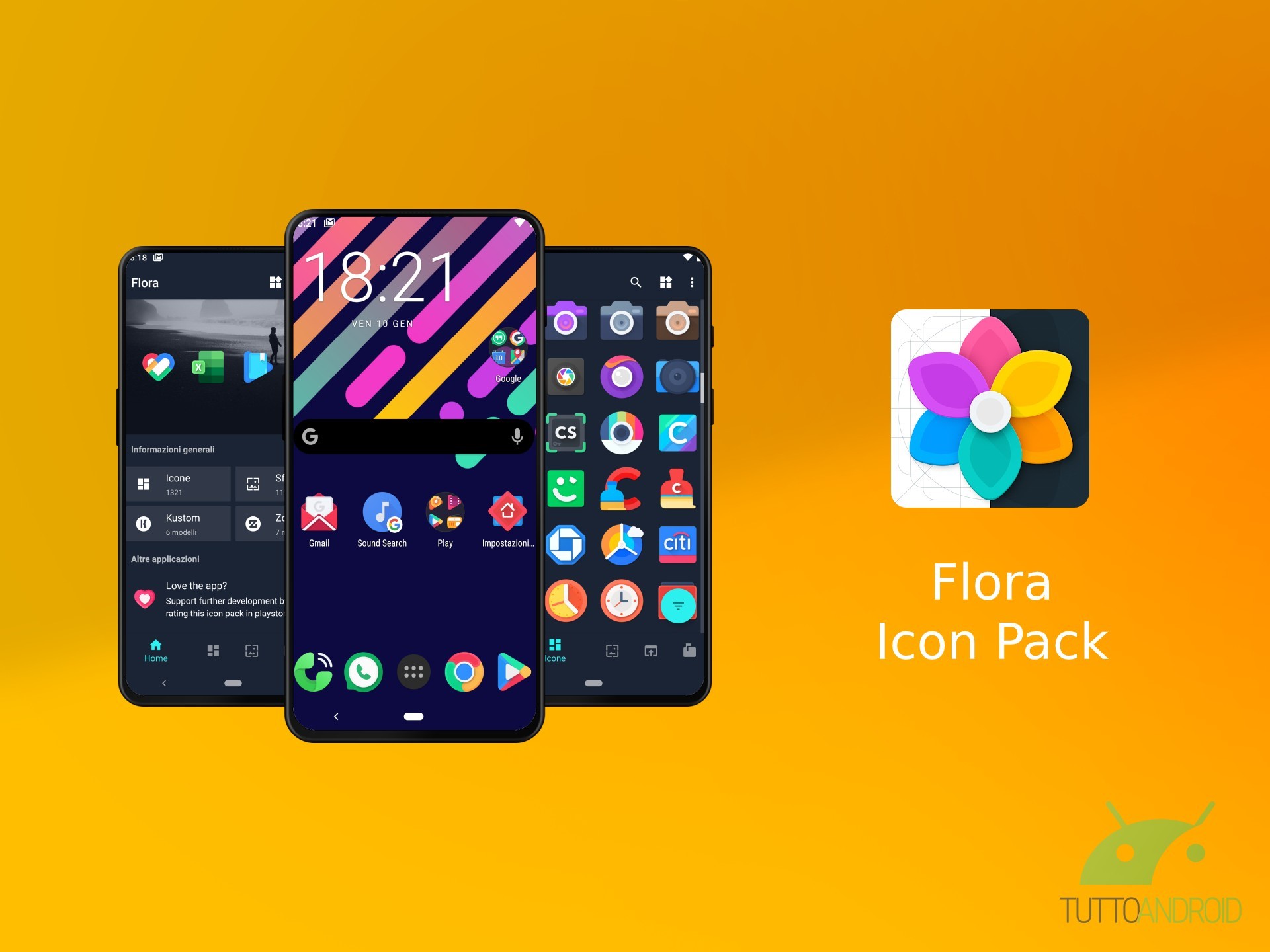 Flora icon pack offre oltre un migliaio di icone ispirate allo stile di ...