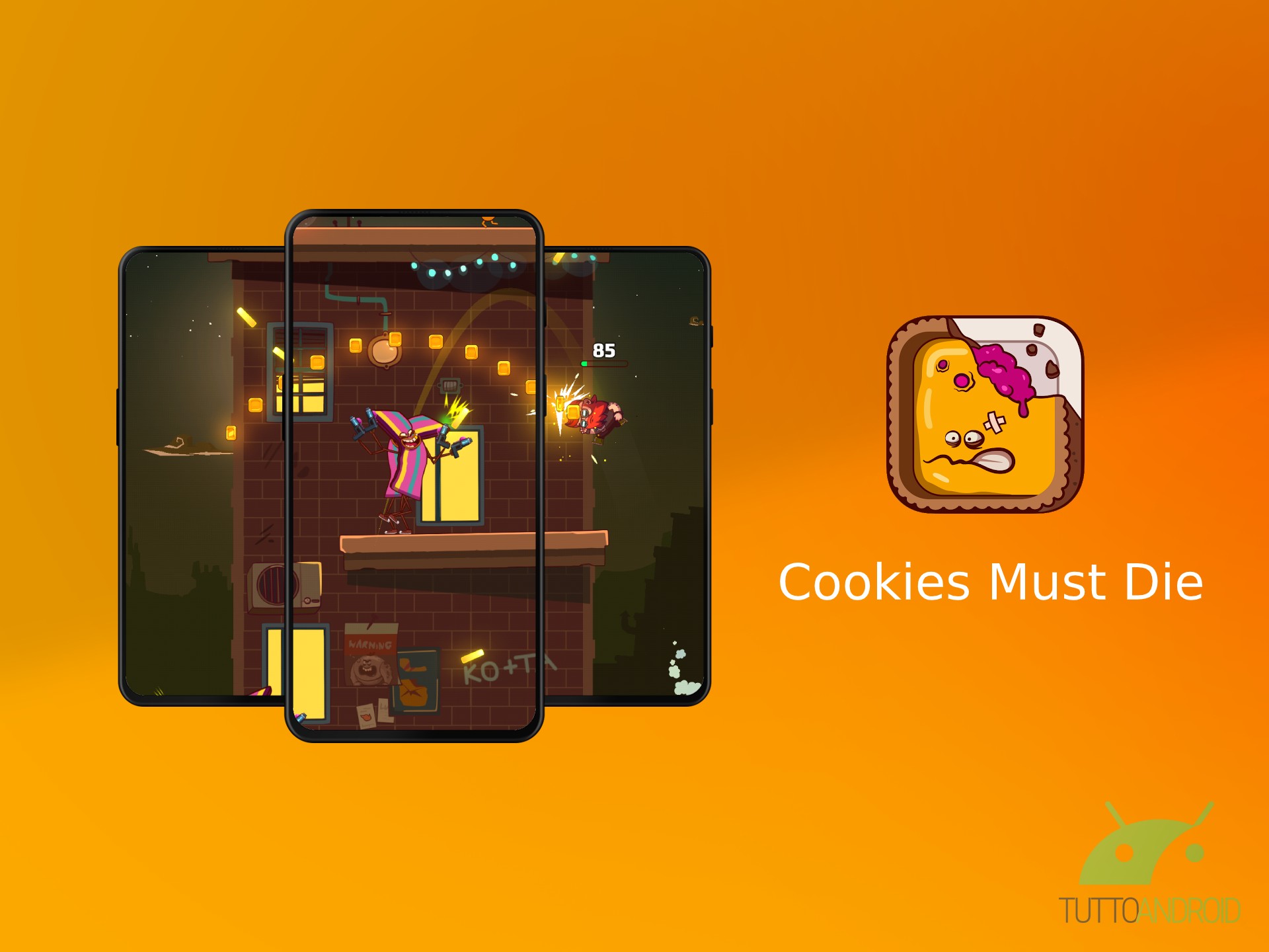Annientate tutti i pericolosi biscotti di Cookies Must Die, un platform ...