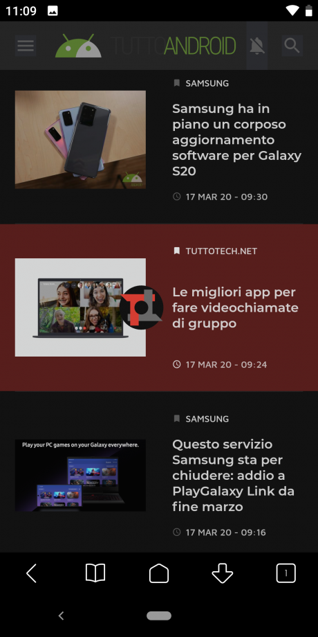 Mi Browser permette una navigazione veloce e sicura