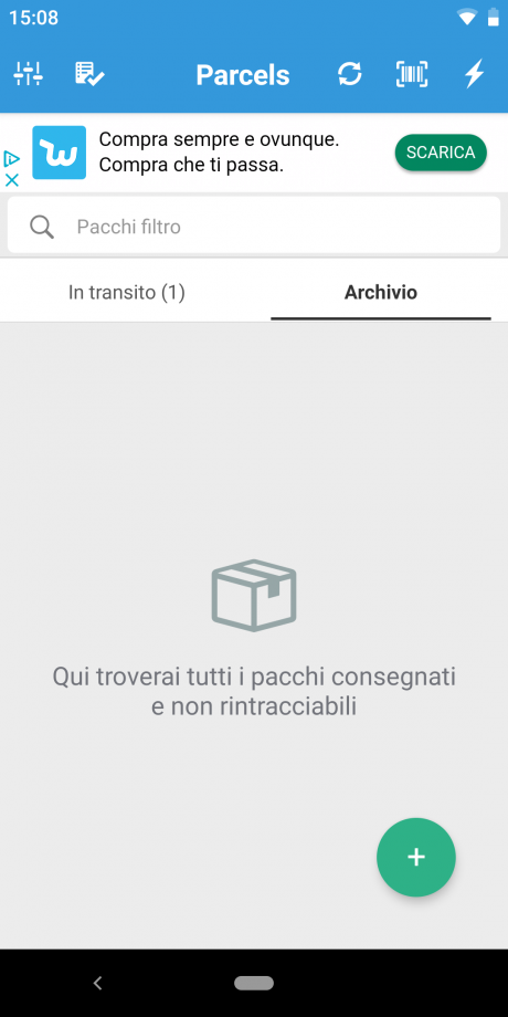 L'app Parcels traccia i pacchi in arrivo da ogni parte del mondo