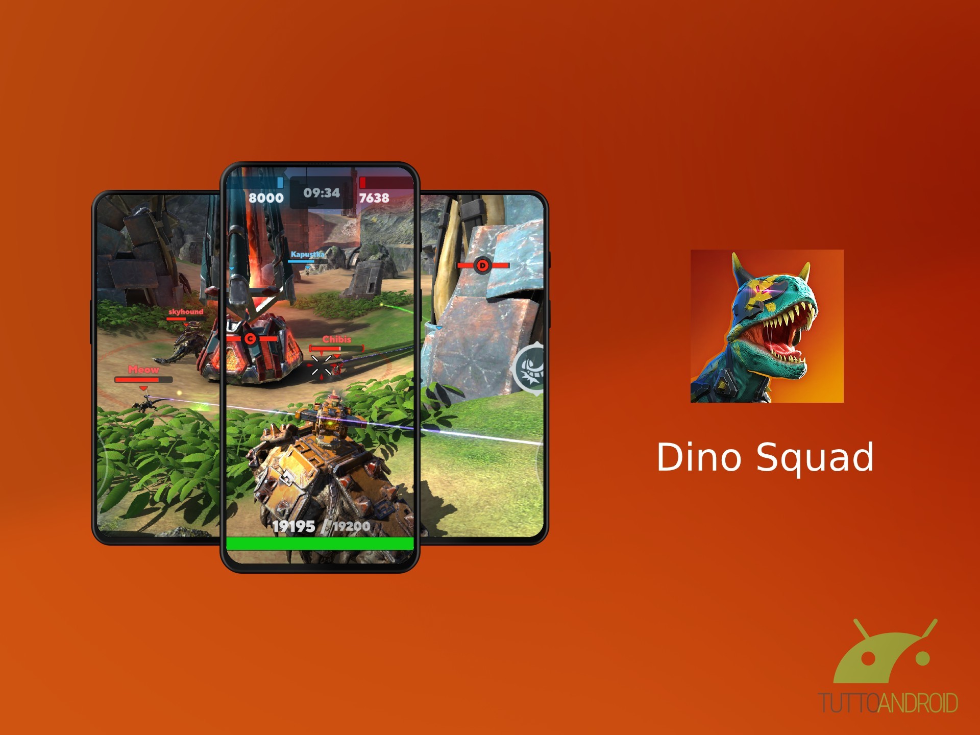 Dino Squad propone battaglie PvP tra dinosauri armati