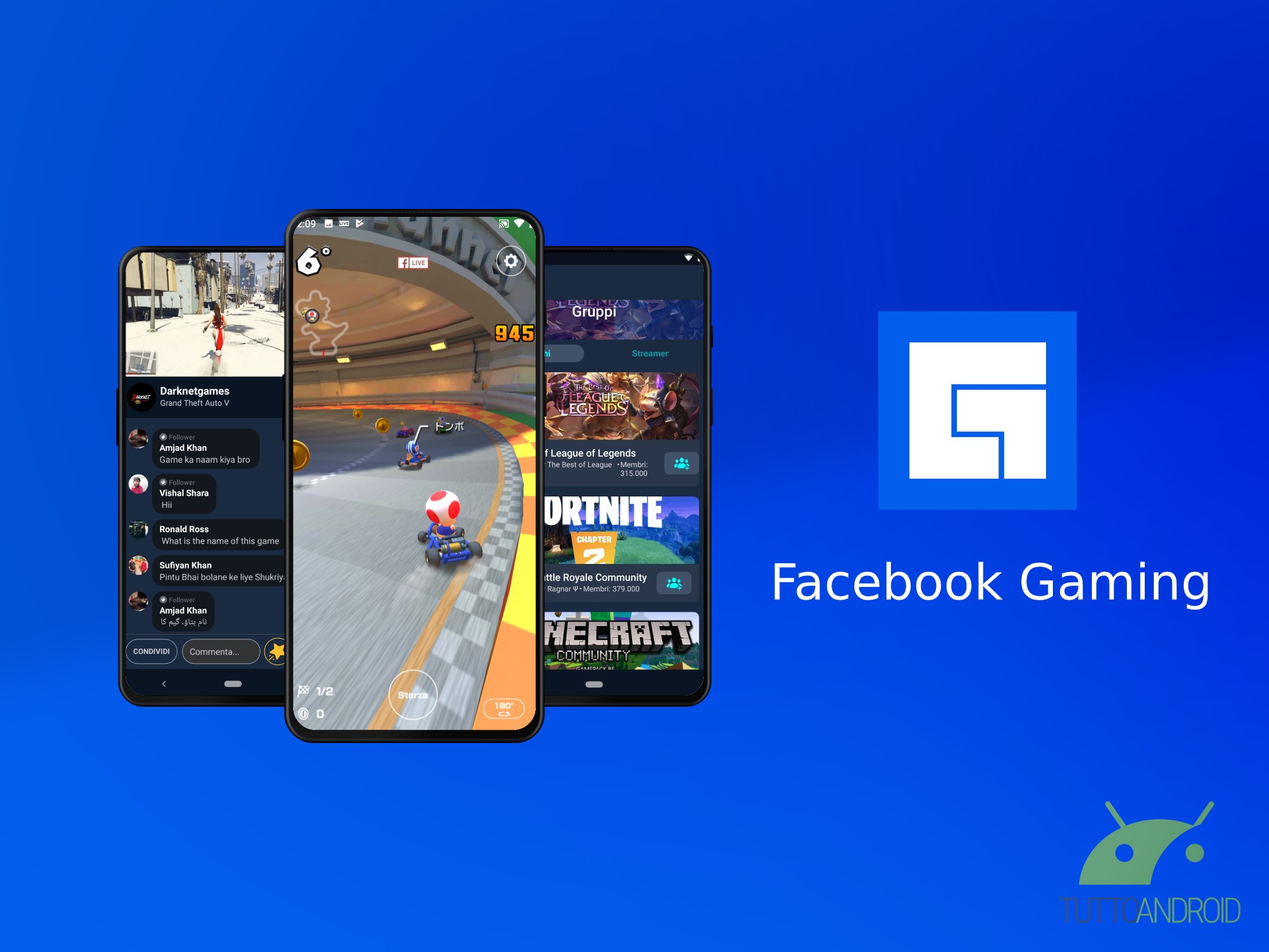 L'app Facebook Gaming sfida Twitch e YouTube