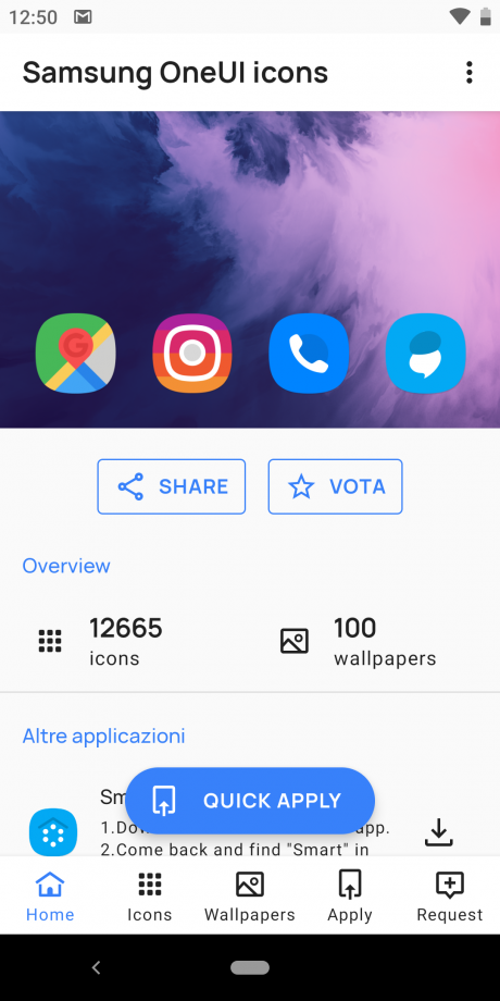 One UI Icon Pack offre tutte le icone e gli sfondi Samsung