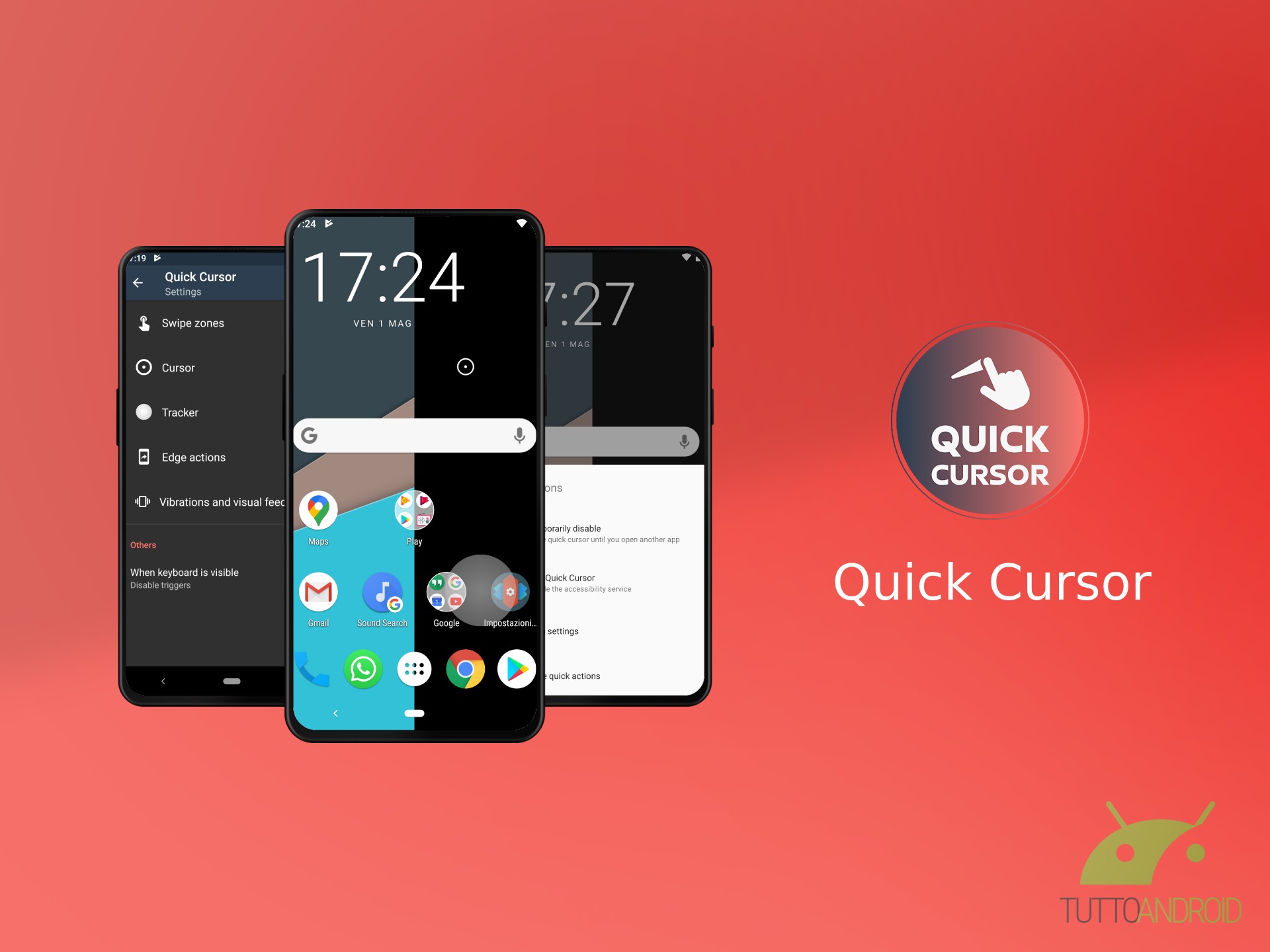Con Quick Cursor è più comodo interagire con display grandi