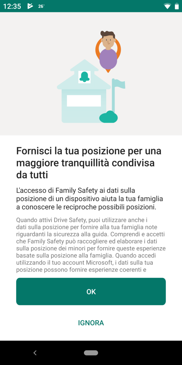 Microsoft Family Safety provvede alla sicurezza digitale
