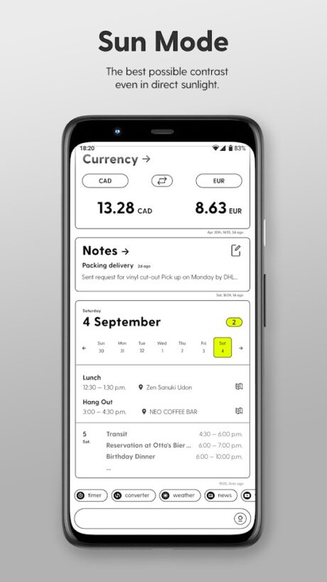 Provate anche voi questo nuovo e singolare launcher Android