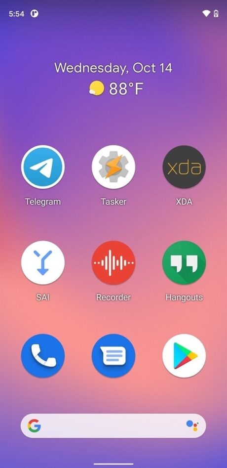 Ecco l'APK di Google Pixel Launcher prelavato da Pixel 5