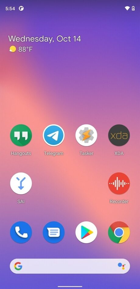 Ecco l'APK di Google Pixel Launcher prelavato da Pixel 5