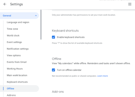 Google Calendar abbraccia finalmente la modalità offline