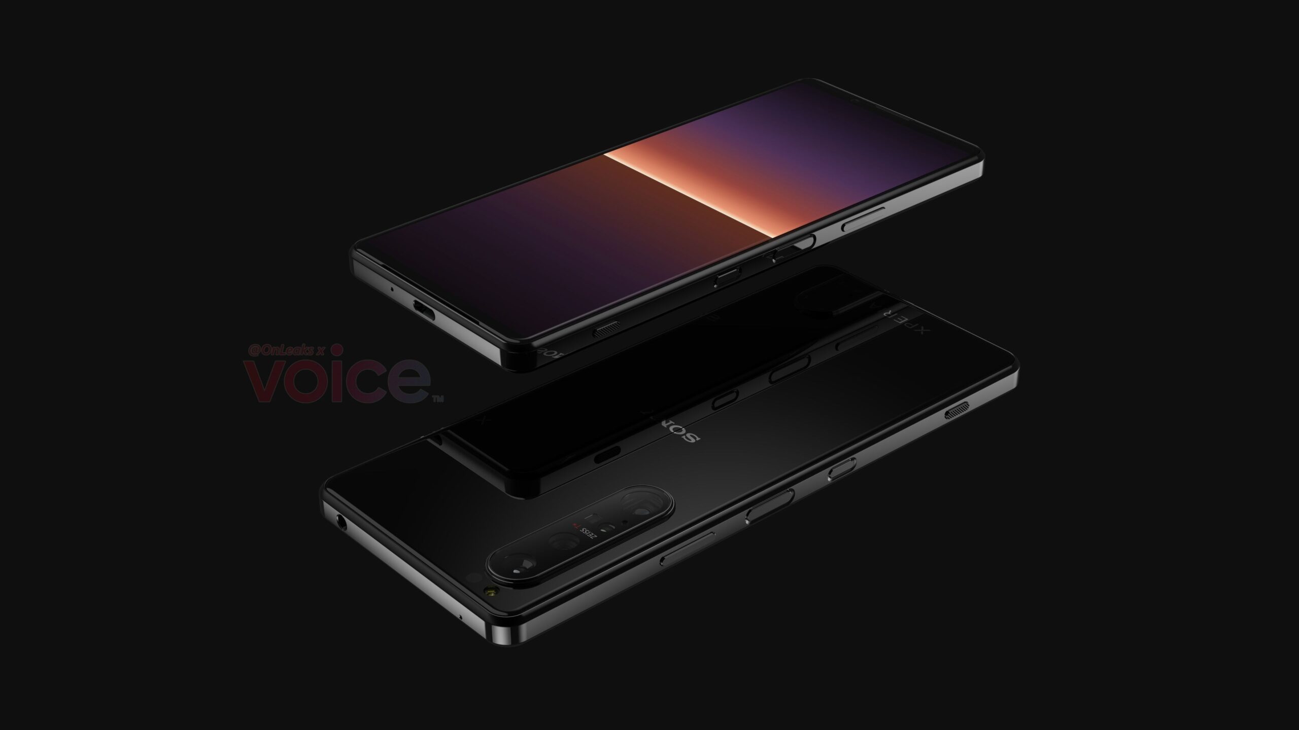 Sony Xperia 1 III e Samsung Galaxy A52 5G si mostrano in questi render ...