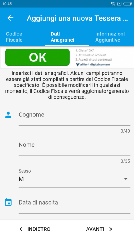L'app TesSa gestisce tessera sanitaria e codice fiscale