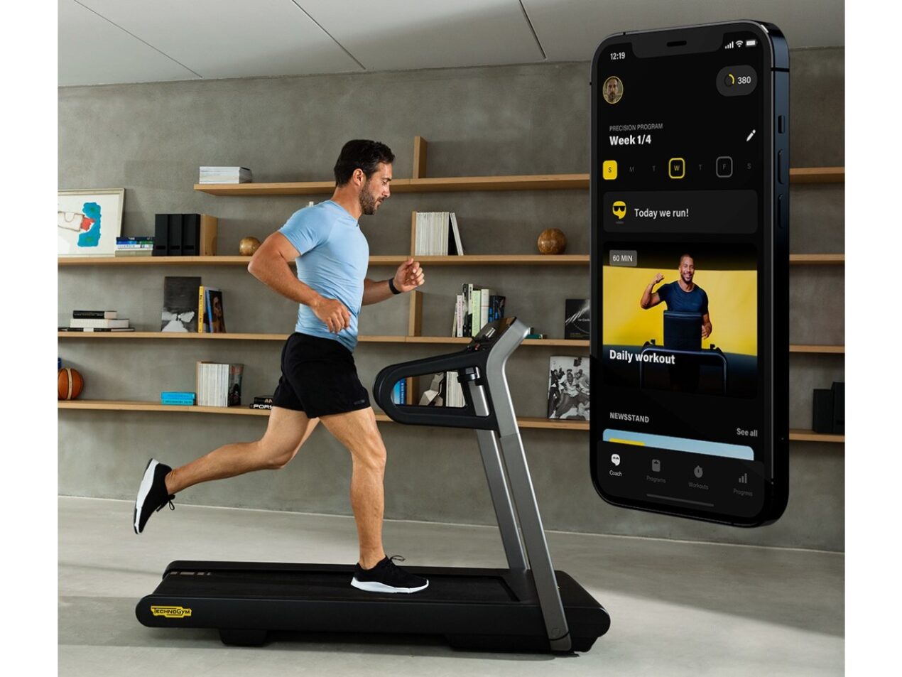 Technogym App permette di allenarsi con lo smart coach
