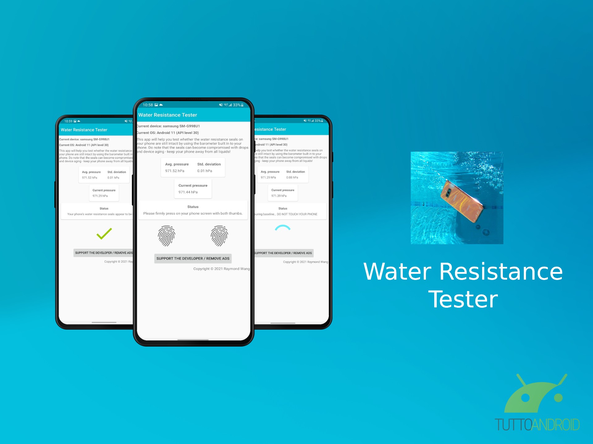 Water Resistance Tester verifica la resistenza all'acqua