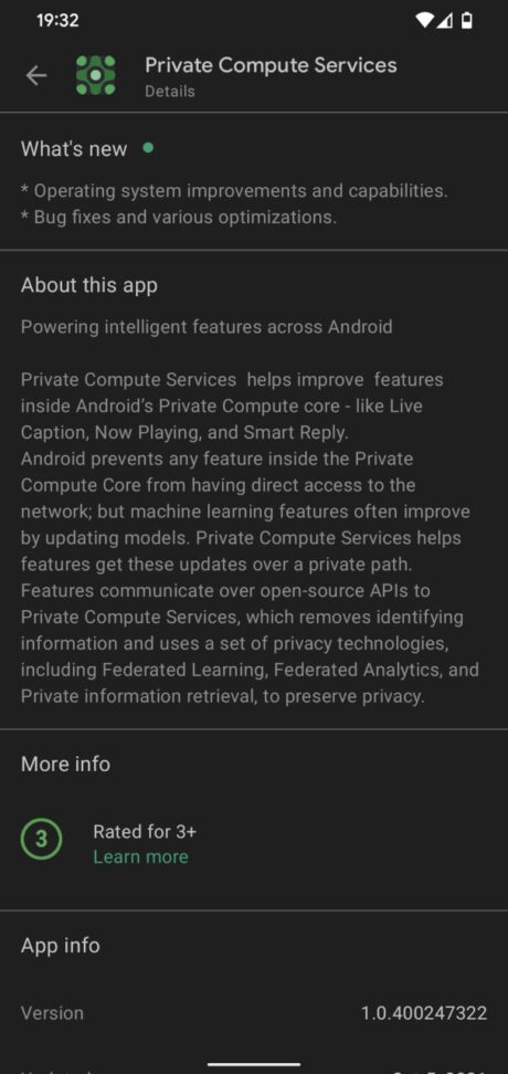 Google pubblica l'app Private Compute Services nel Play Store per ...