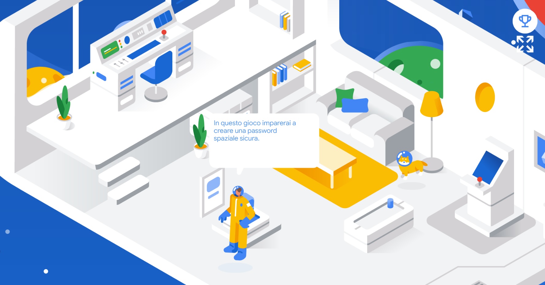 Space Shelter sensibilizza gli utenti sull'uso di password