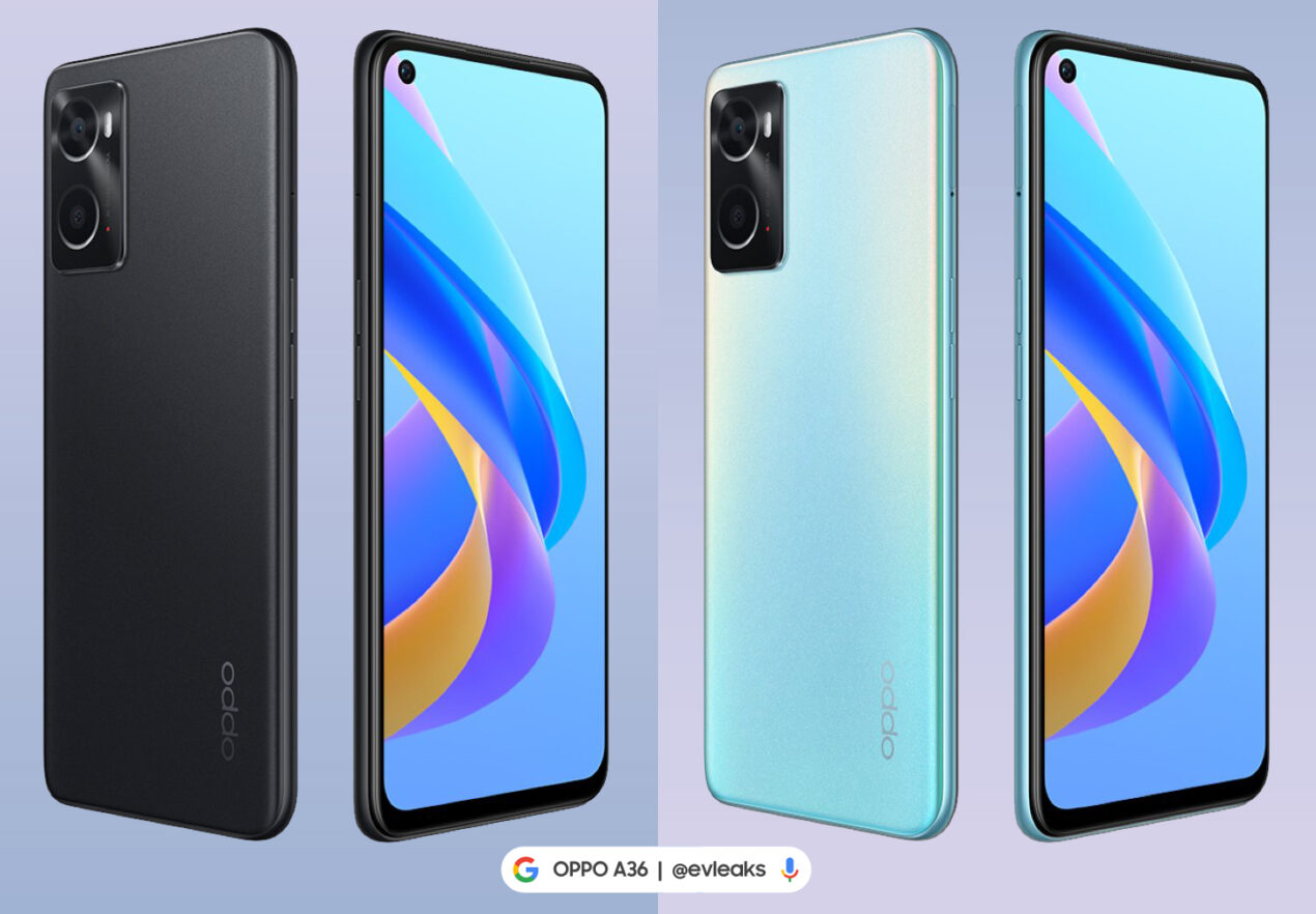 OPPO A36 sarà disponibile in due colori ma senza 5G