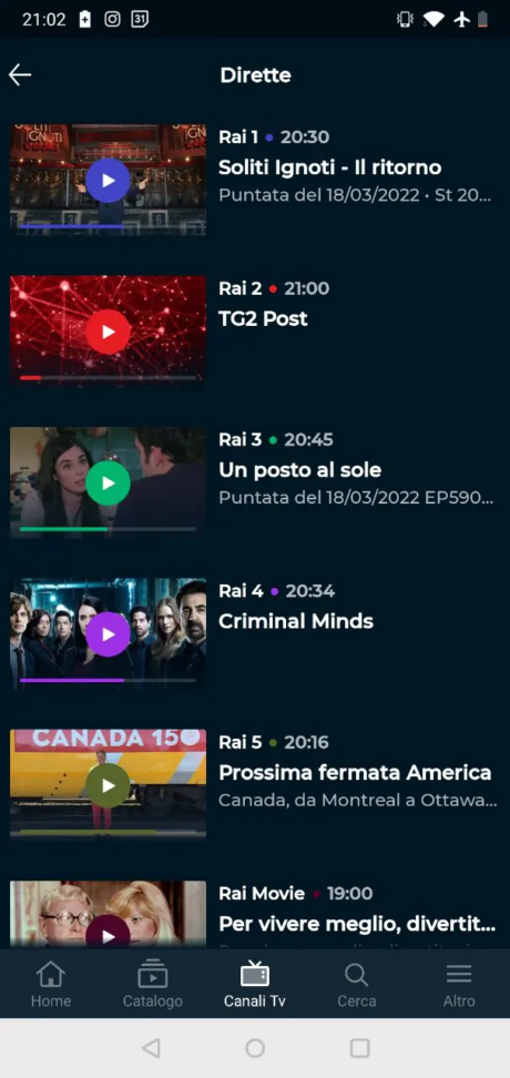 Come vedere i canali Rai e Mediaset in streaming gratis