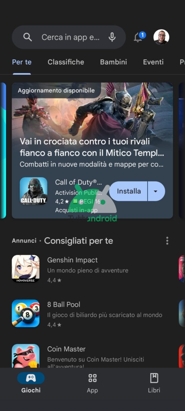 Il Google Play Store mette in risalto gli eventi speciali dedicati ai ...