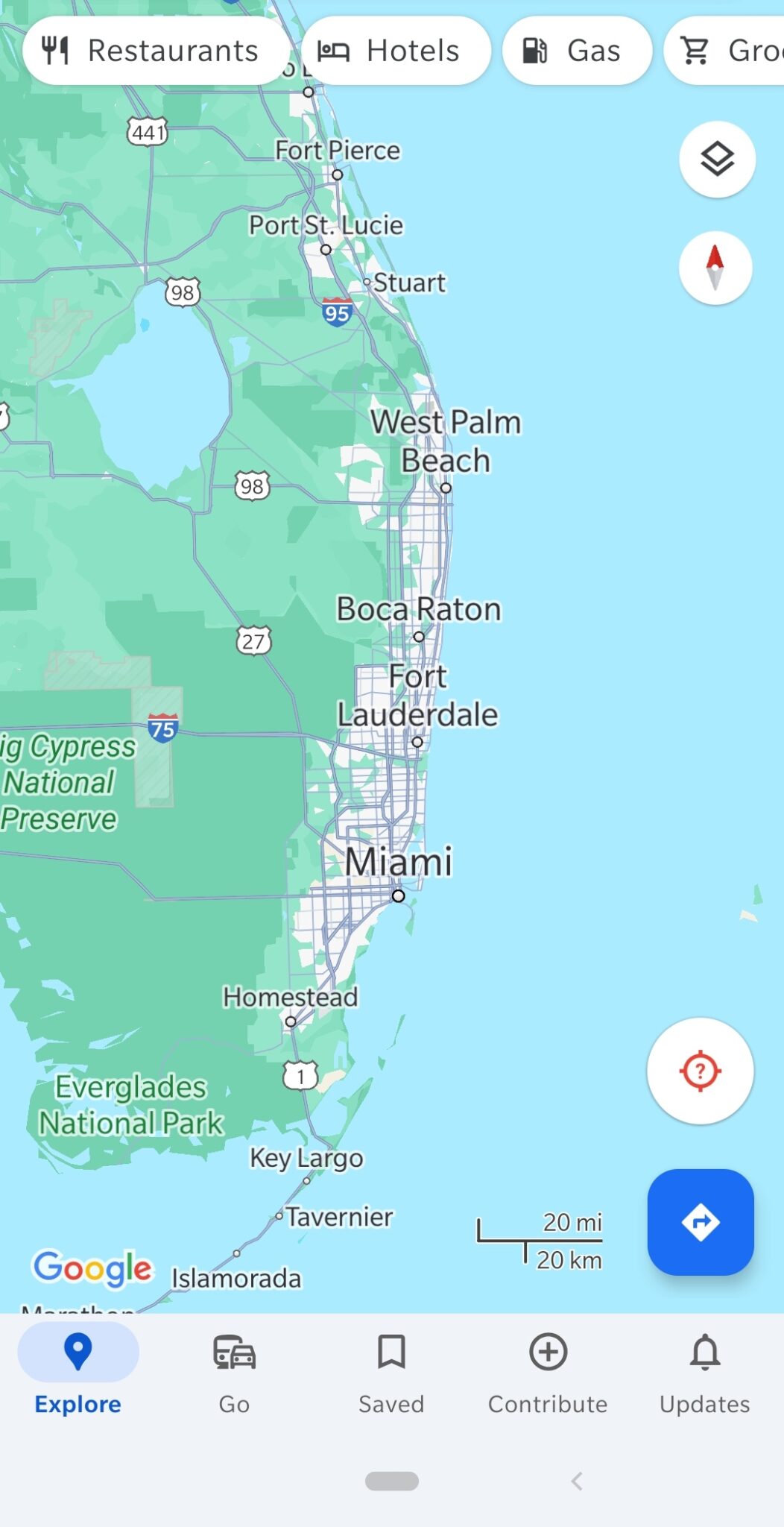 Google Maps inizia a mostrare nuovi colori per le mappe - cellicomsoft