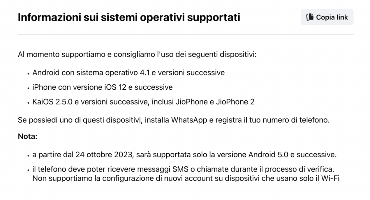 WhatsApp smetterà di funzionare su altri smartphone a breve: nuova ...