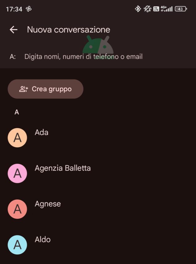 Google Messaggi mostra piccole tracce di rinnovamento grafico
