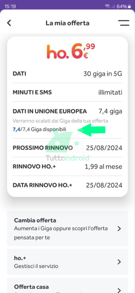 ho. Mobile aggiorna la sua app con una novità molto utile durante i viaggi