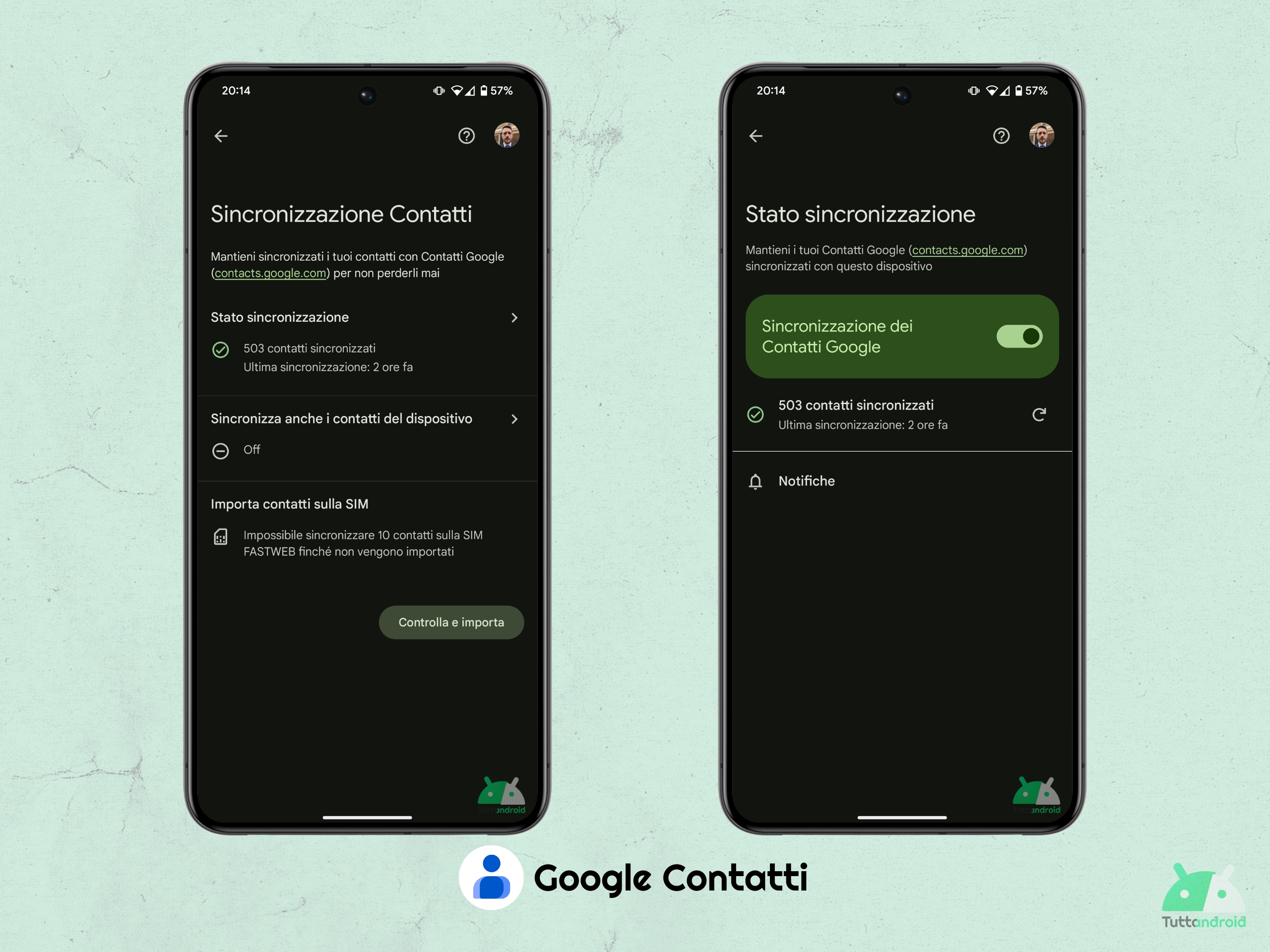 Google Contatti per Android migliora con un paio di novità