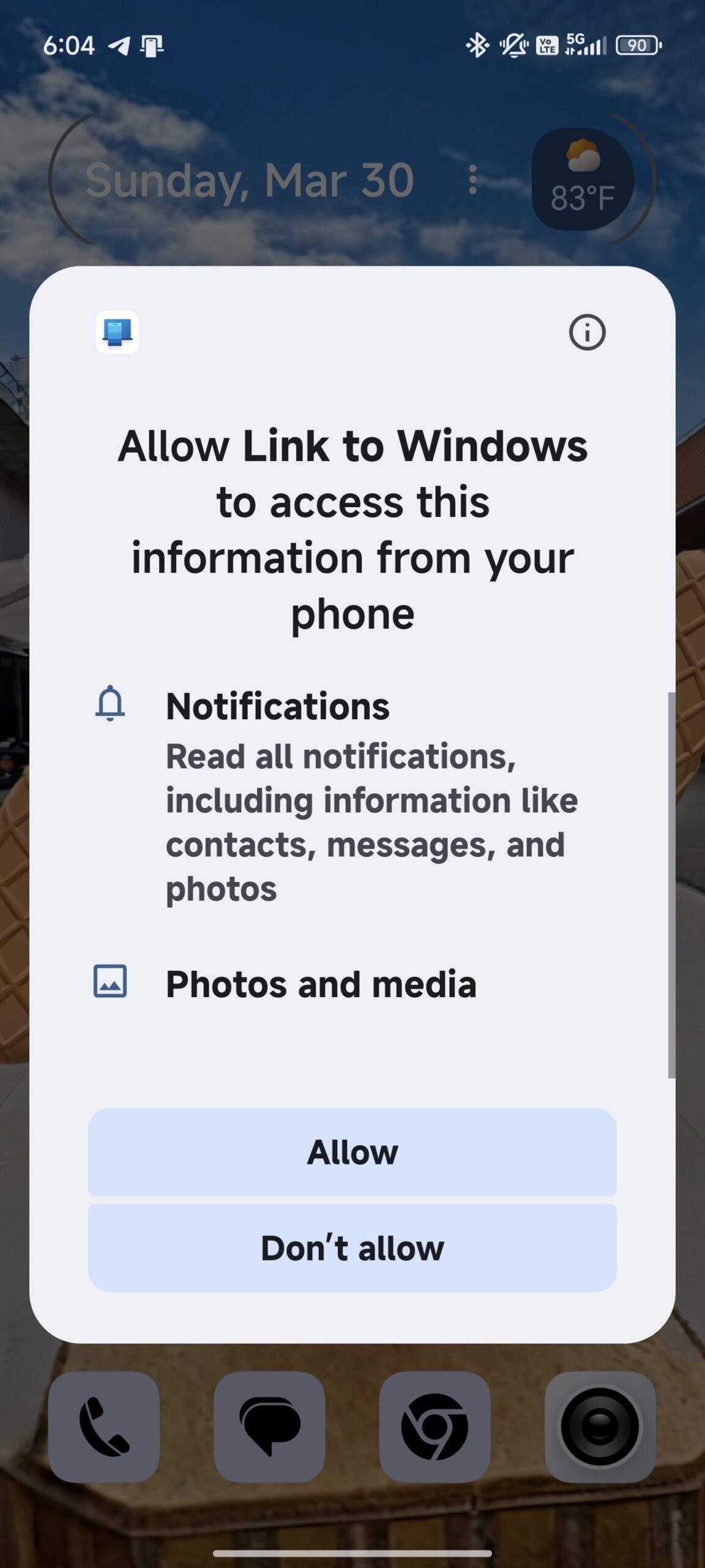 Phone Link: accesso limitato alle notifiche sensibili su Android 15