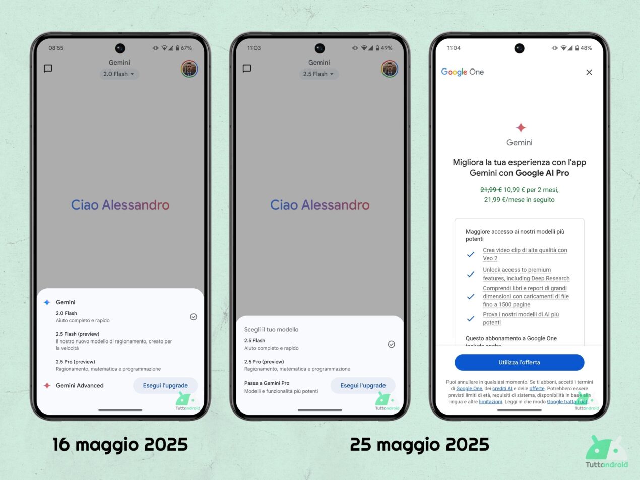 Gemini Advanced lascia il posto a Gemini Pro: ecco cosa cambia