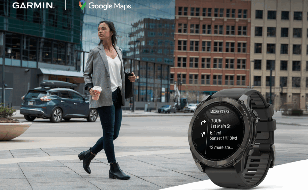 Gli smartwatch di Garmin ora supportano Google Maps