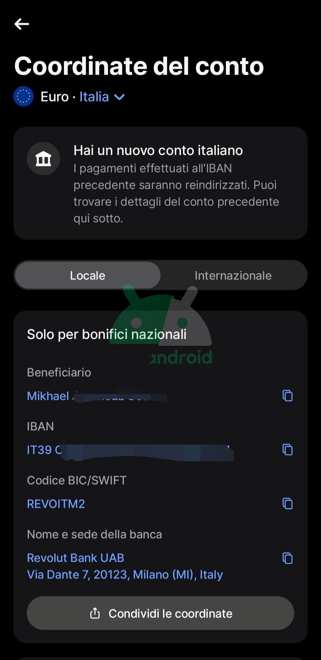 Revolut con IBAN italiano per tutti: partita la migrazione dei vecchi ...