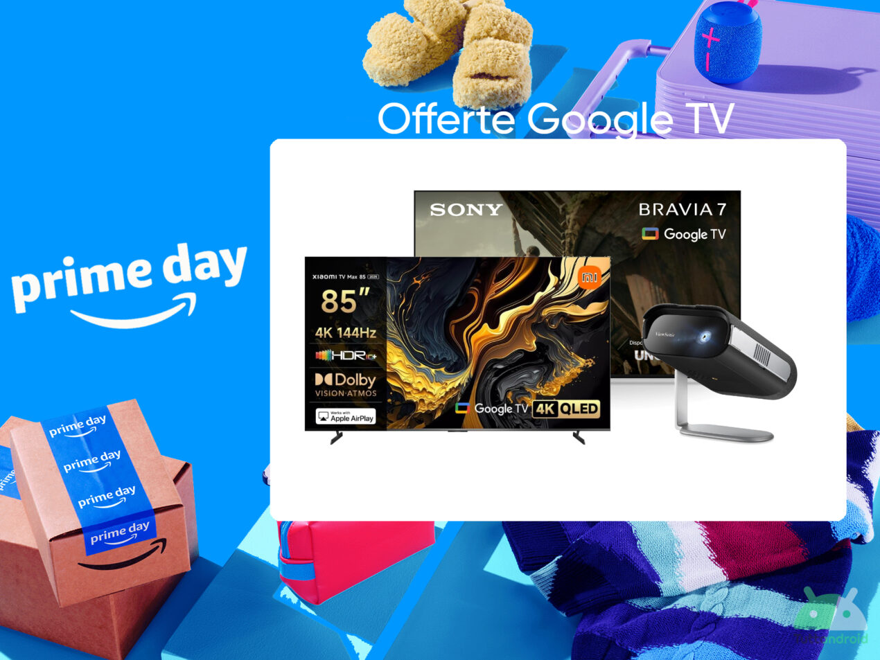 Smart TV, proiettori e streaming box: quante offerte Google TV col ...