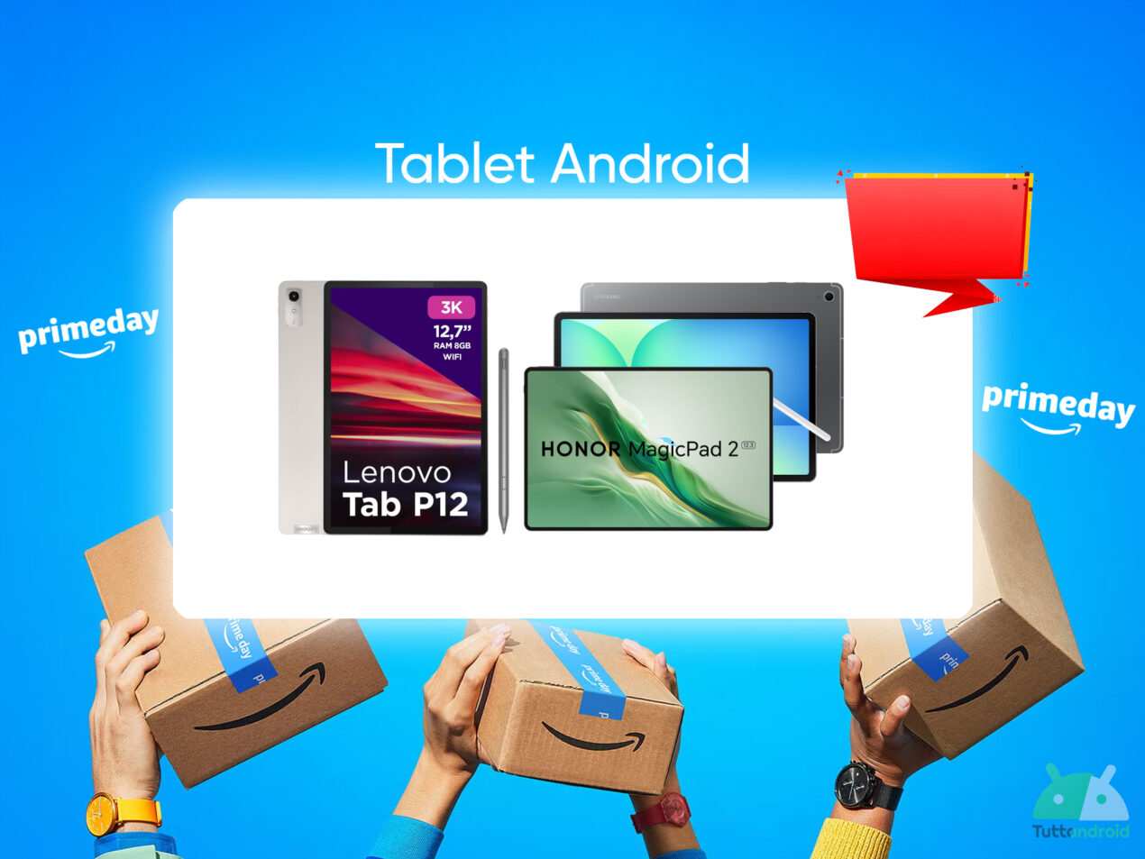 I Tablet Android in offerta al Amazon Prime Day 2025: le offerte migliori