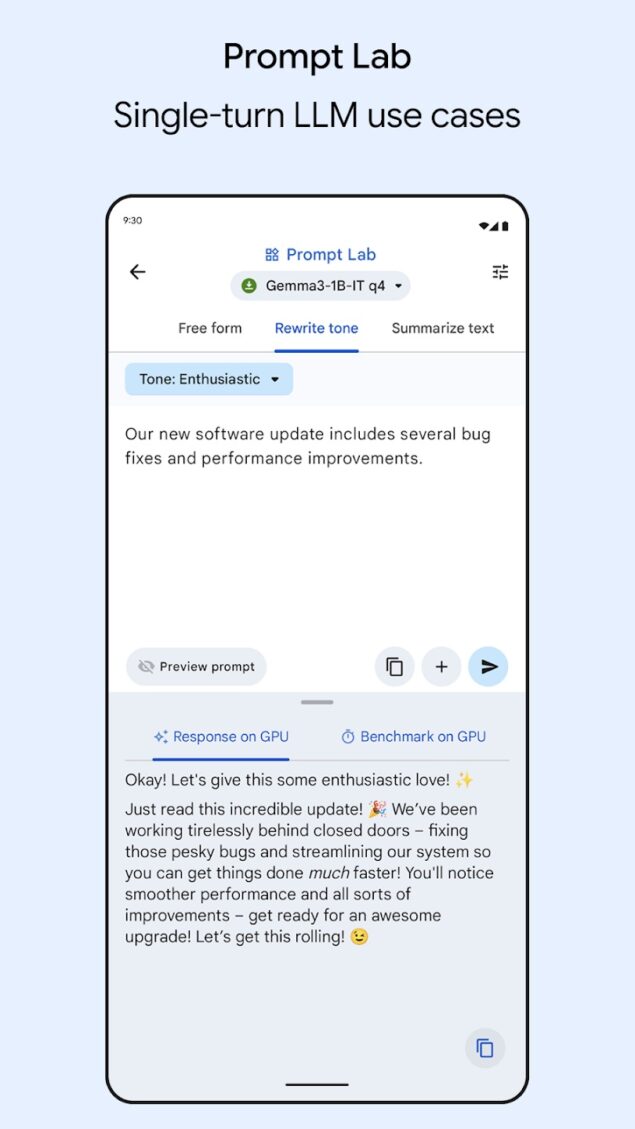 Google AI Edge Gallery è disponibile sul Play Store