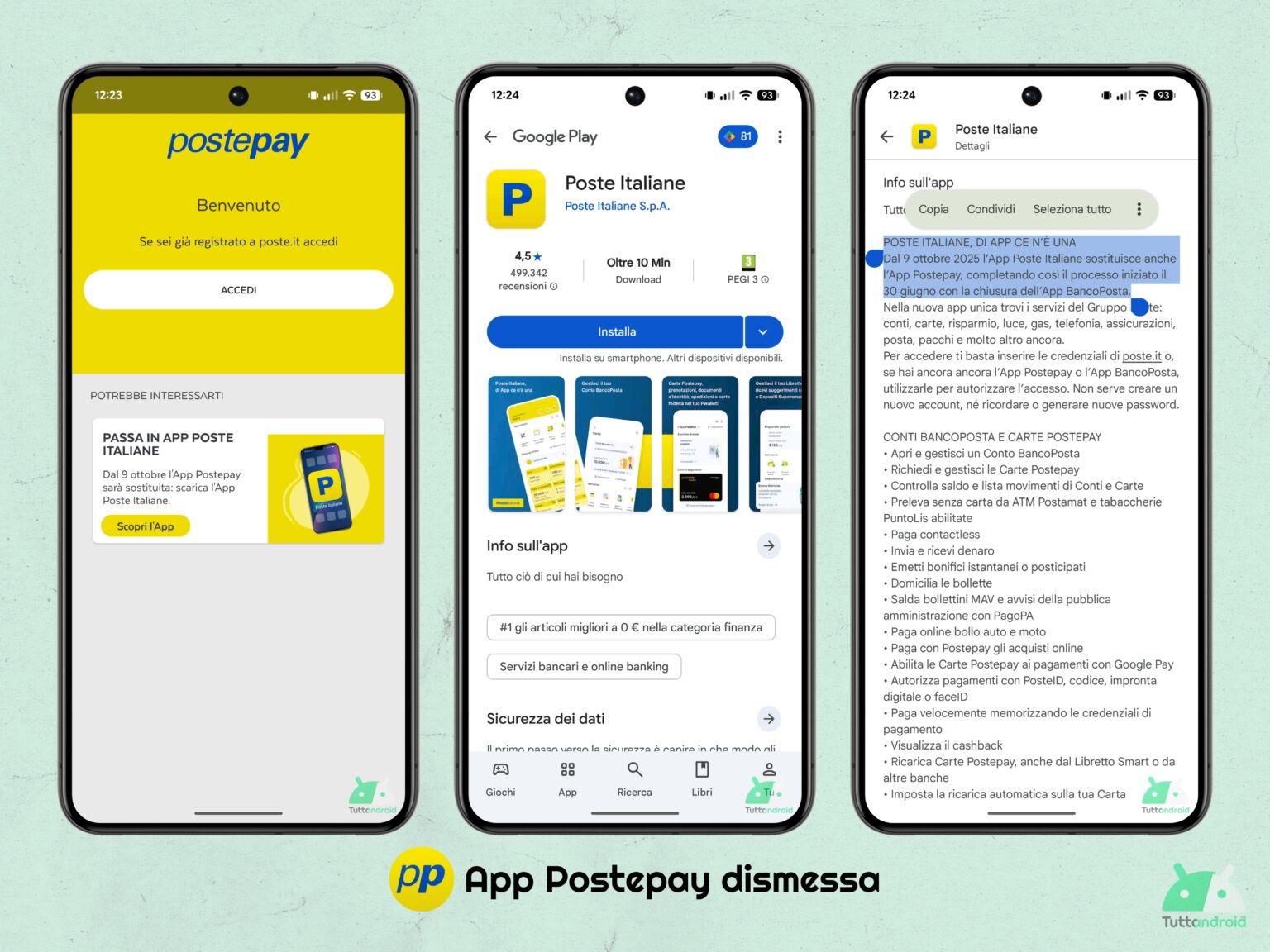 Poste Italiane ha dismesso anche l'app Postepay