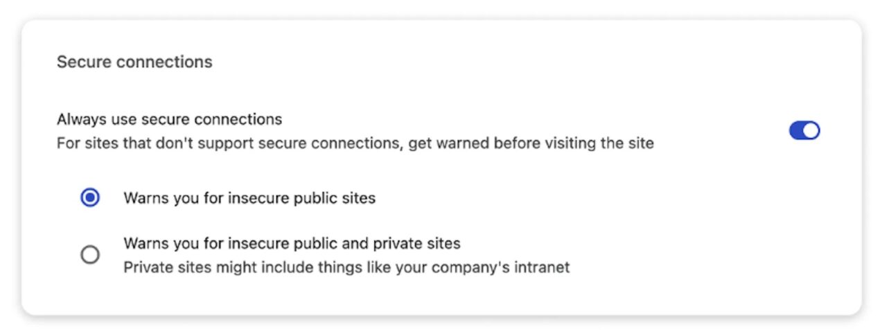 Google Chrome renderà obbligatorio l’uso di connessioni sicure dal 2026