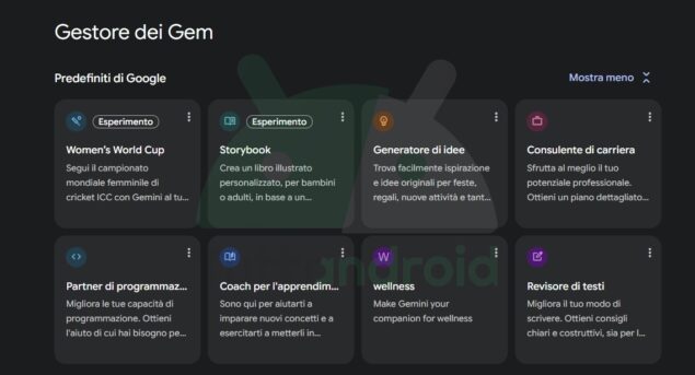 Google lancia wellness, la nuova Gem predefinita di Gemini dedicata ...