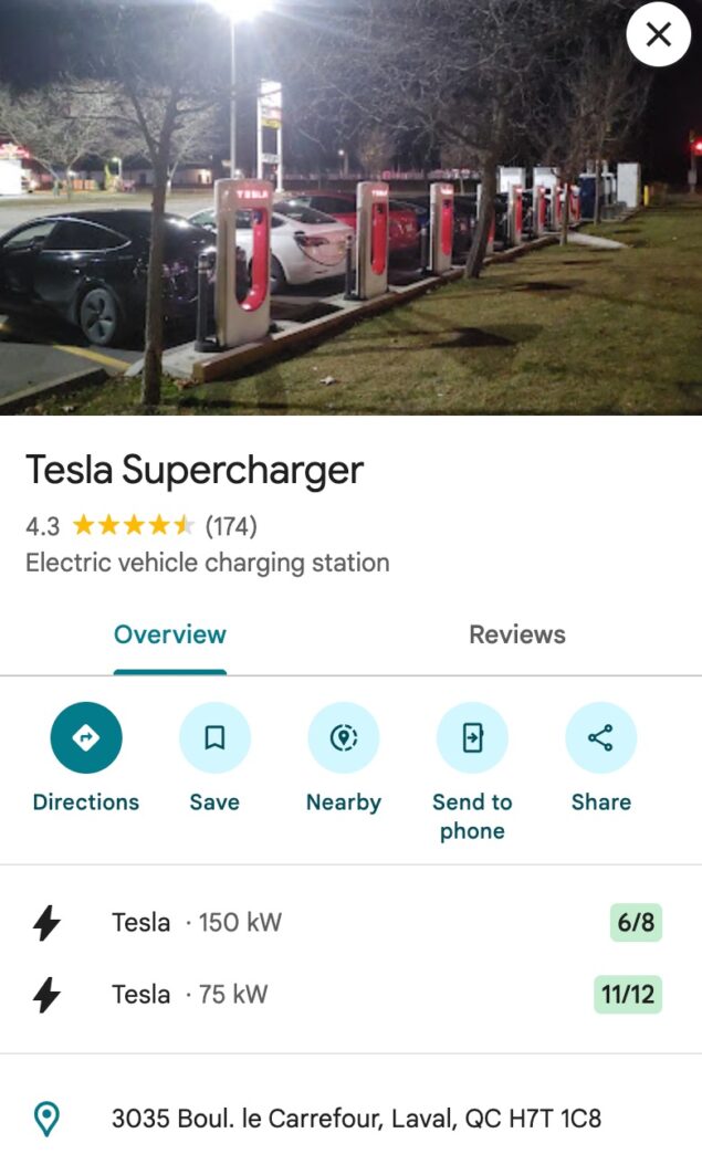 La disponibilità in tempo reale dei Supercharger di Tesla sbarca su ...