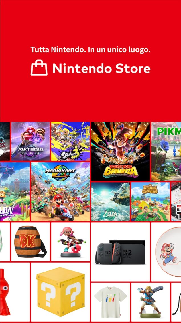 Nintendo Store: l'app ufficiale per Android arriva sul Play Store