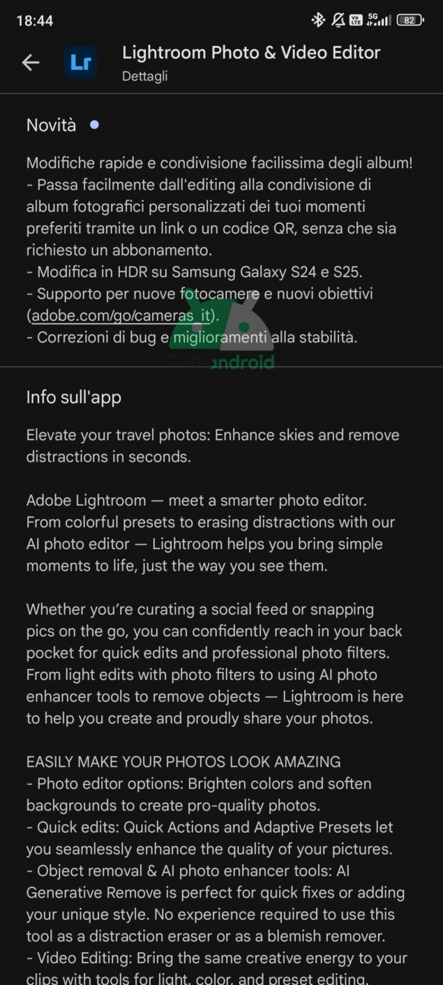 Adobe Lightroom si aggiorna con una gradita novità per Samsung Galaxy ...