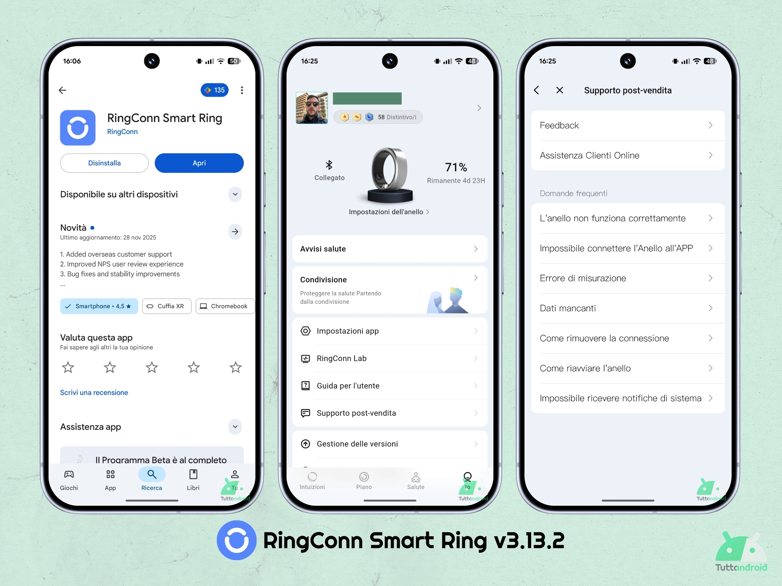 RingConn sistema alcuni bug nell'app e rilascia un nuovo firmware per ...
