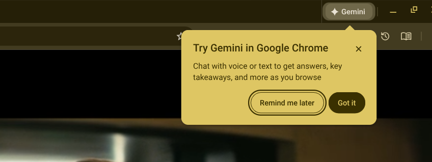 Novità per Gemini, sia nell'app che su Chrome OS; piccola modifica alla ...
