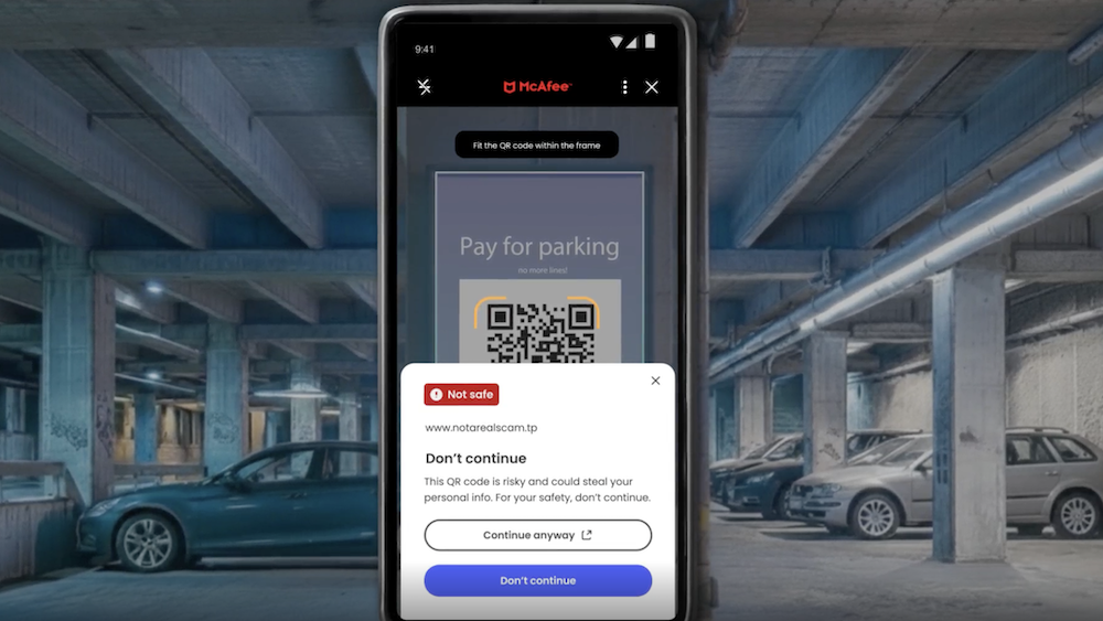 McAfee aggiorna Scam Detector con la scansione in tempo reale dei codici QR