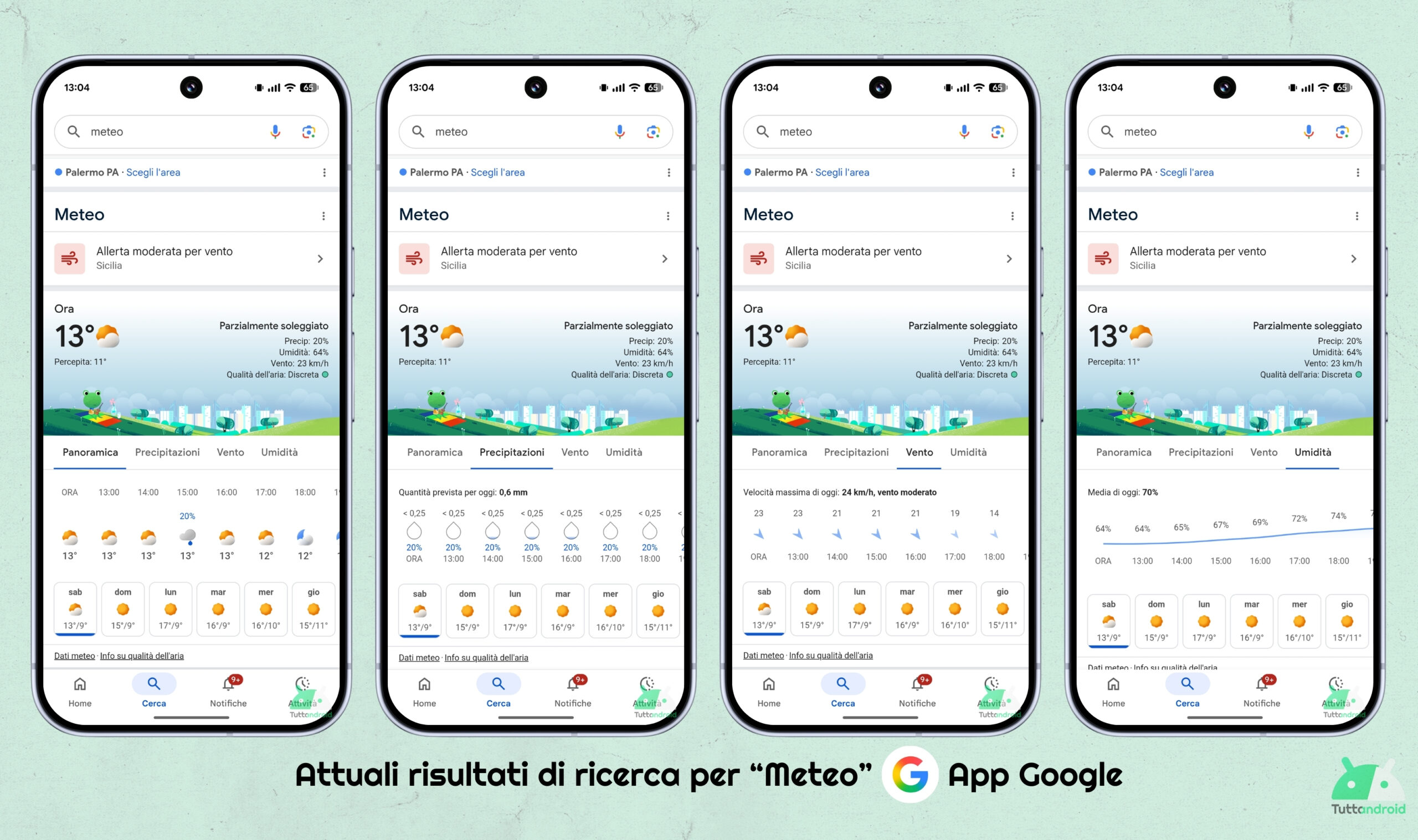 Google cambia l'esperienza Meteo sui dispositivi Android: addio all'app ...