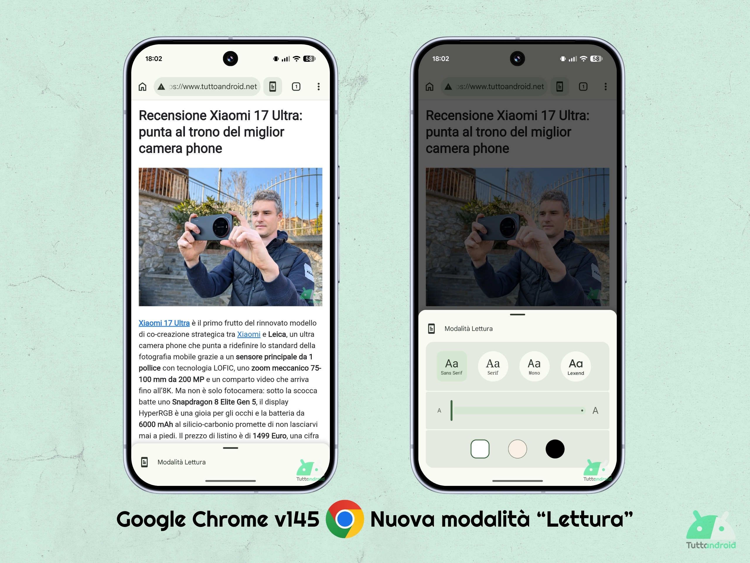 L'overlay compatto di Gemini Live e la nuova Modalità Lettura di Chrome ...