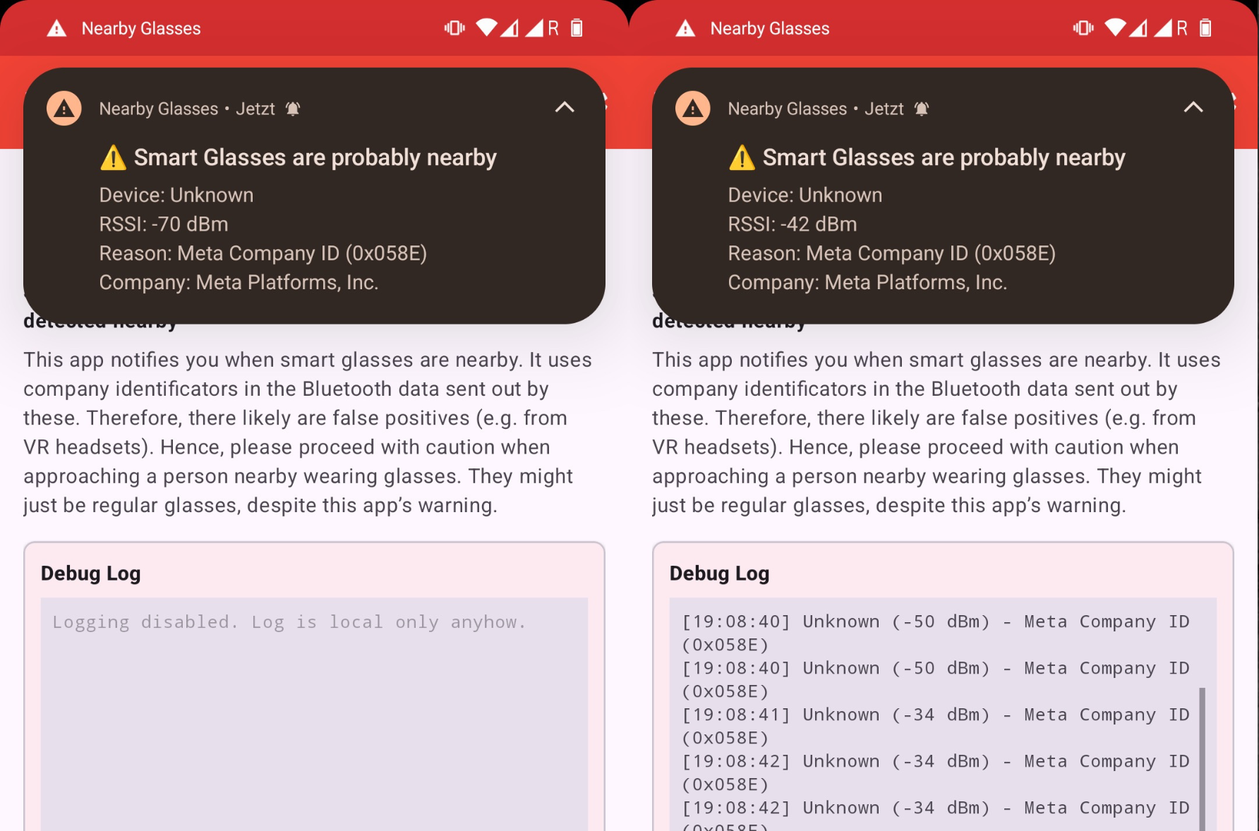 Questa app vi avviserà se qualcuno sta indossando occhiali smart nelle ...